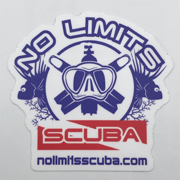 Other | No Limits Scuba Sticker 4 X 4 Decal Sticker | Poshmark